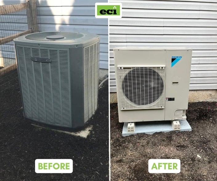 Holland Homeowner Replaces AC and Oil Heat with Daikin Fit Heat Pump