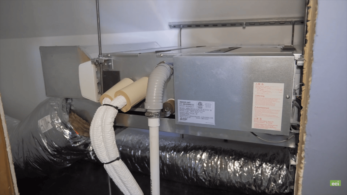 Mitsubishi SEZ & Unico High Velocity Install for the Fezzuoglio Family